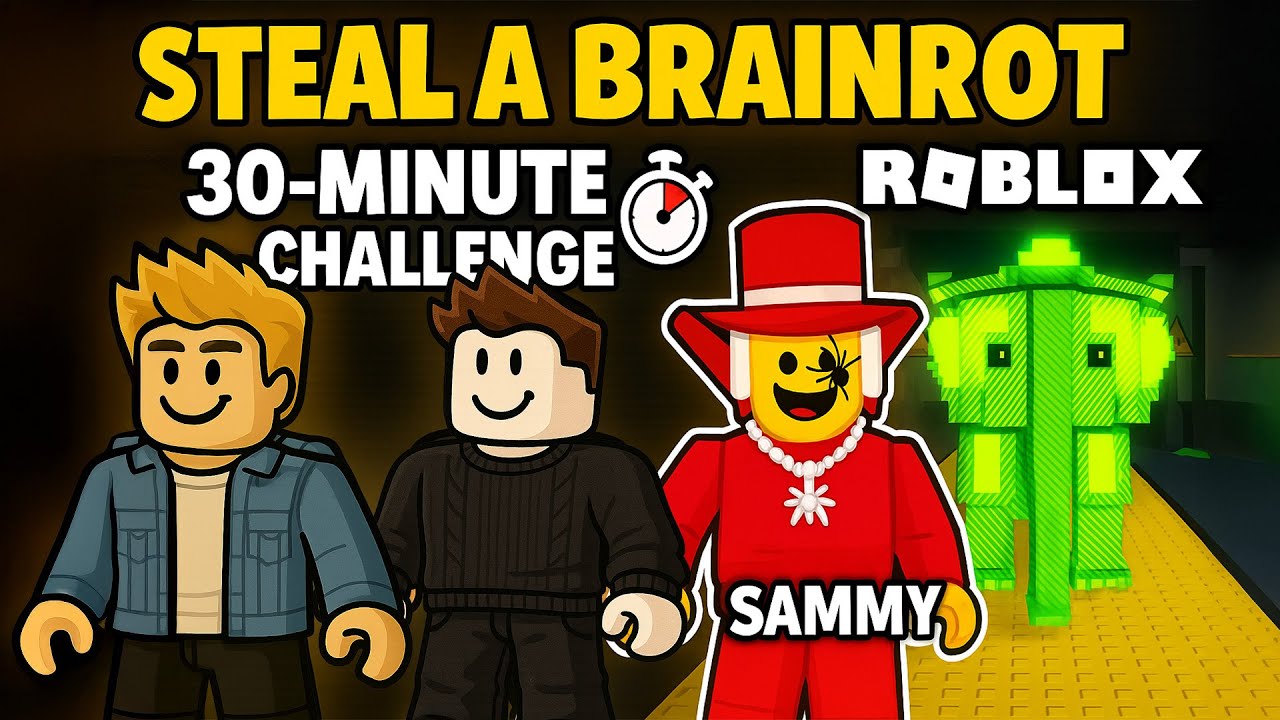 Erstes Mal STEAL A BRAINROT mit @Tinoo-de 😂🔥 | 30 Minuten Challenge ...