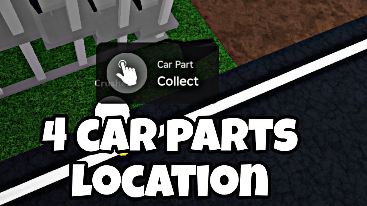 How to Find 4 Car Parts location in Car Crushers 2 | car parts - YouTube