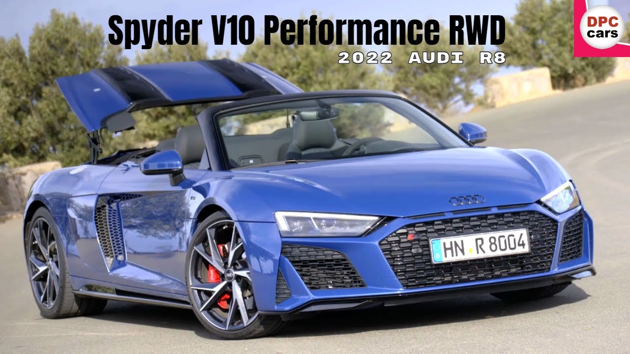 2022 Audi R8 Spyder V10 Performance RWD in Ascari Blue Exterior ...