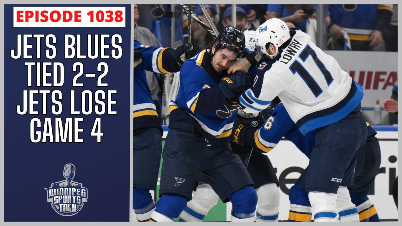 Winnipeg Jets vs. St. Louis Blues series tied 2-2, Jets lose Game 4 ...