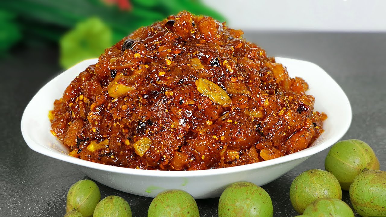 দুর্দান্ত স্বাদের আমলকির আচার রেসিপি || Amlokir Achar || Gooseberry ...