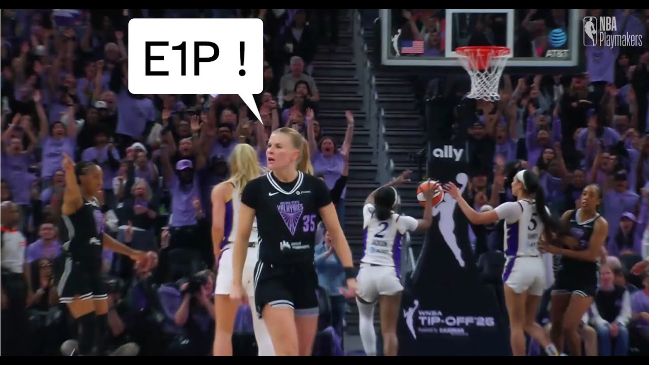 Explain: Valkyrie Julie Vanloo runs Steph Curry play for a 3 point ...