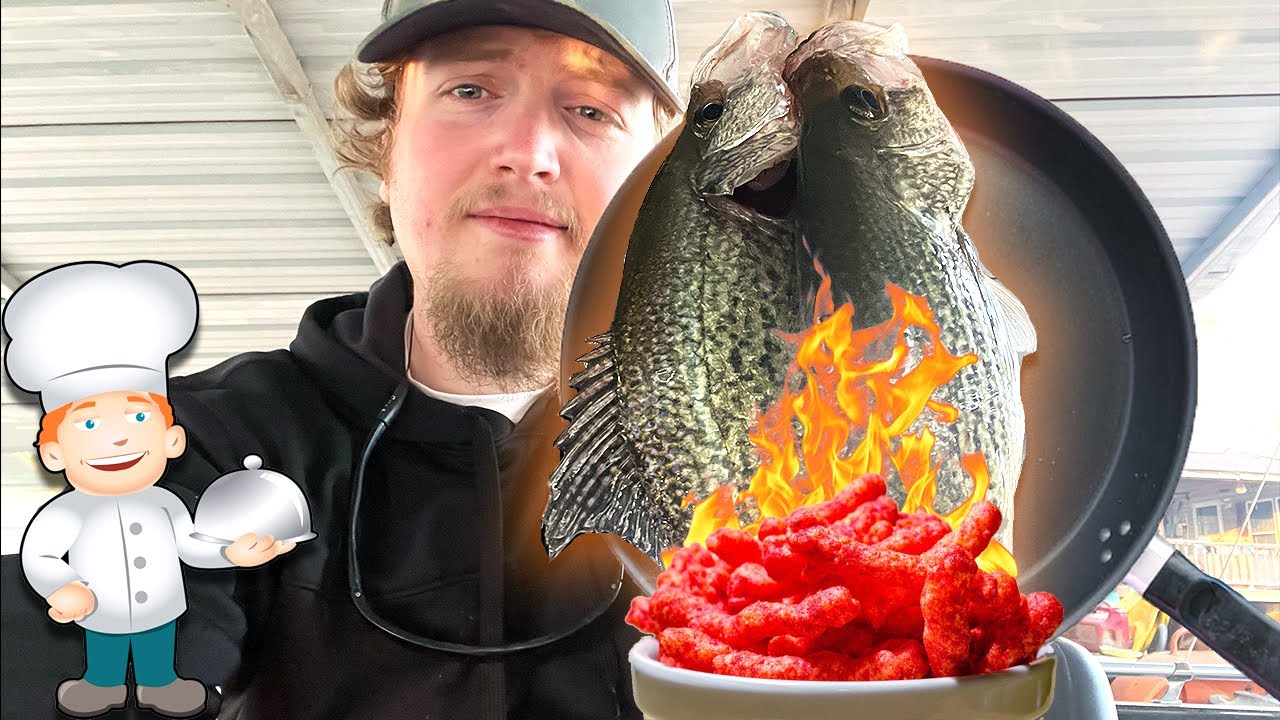 CRAPPIE! Catch Clean and Cook! (HOT CHEETO BATTER) DELICIOUS! - YouTube