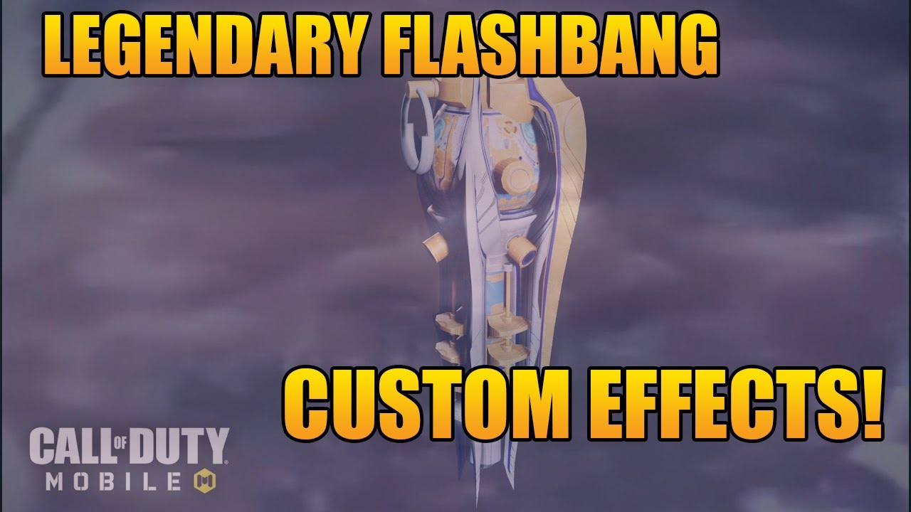 Call of Duty Mobile LEGENDARY FLASHBANG FLASH EFFECT! - YouTube