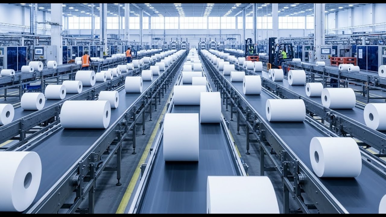 Inside the Toilet Paper Factory: How Millions of Rolls Are Made Every ...