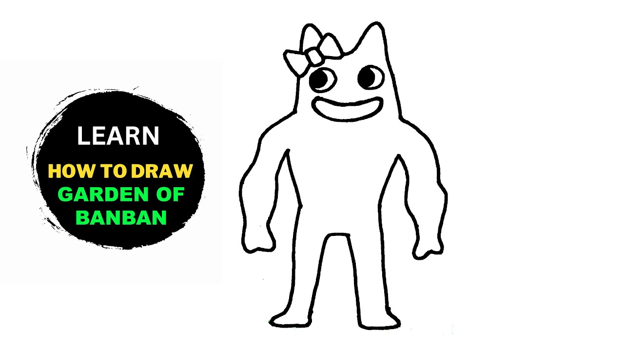 How To Draw Garden Of Banban | Garden Of Banban Drawing - YouTube