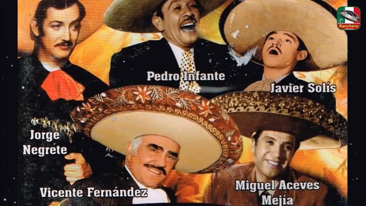 LAS 100 CLASICAS RANCHERAS DE: VICENTE FERNANDEZ, JORGE NEGRETE, PEDRO ...