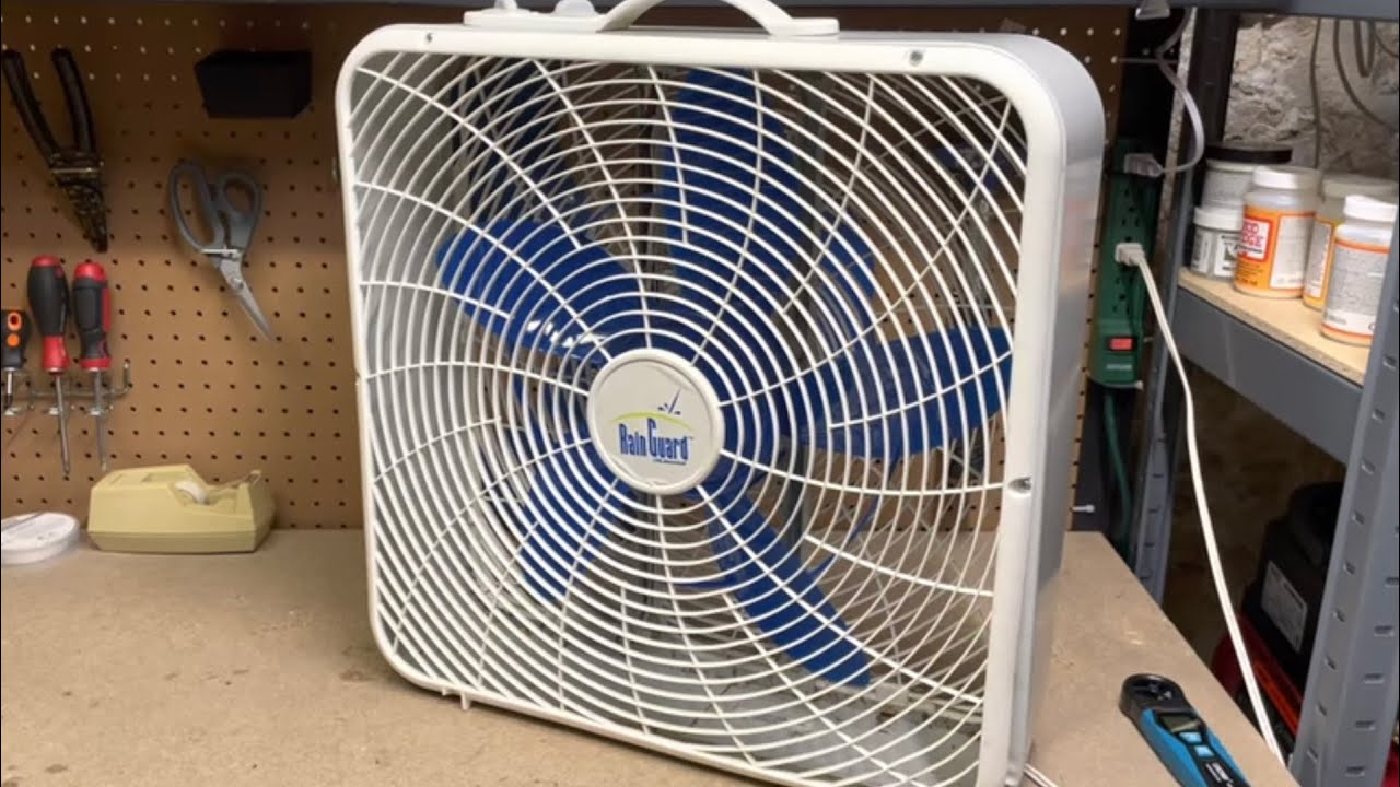 Lakewood “Rain Guard” Box Fan 225RG - YouTube