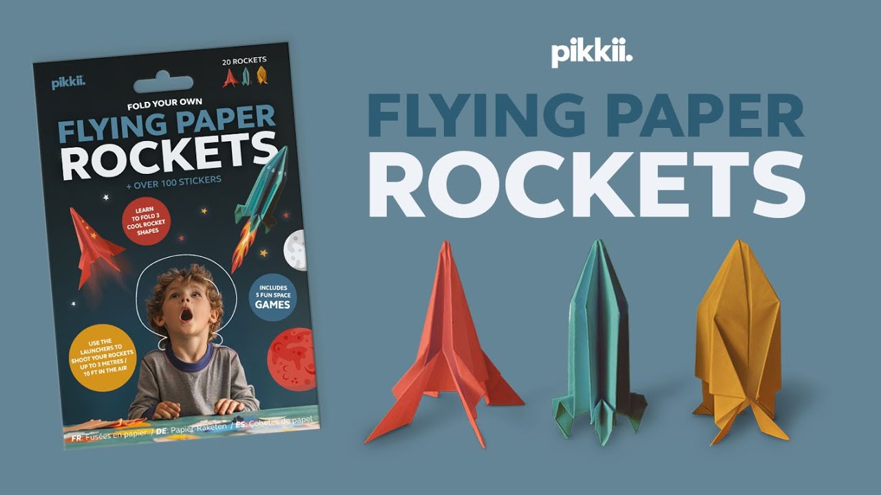 Easy Origami Rockets Tutorial | Step by Step How to Fold Instructions ...
