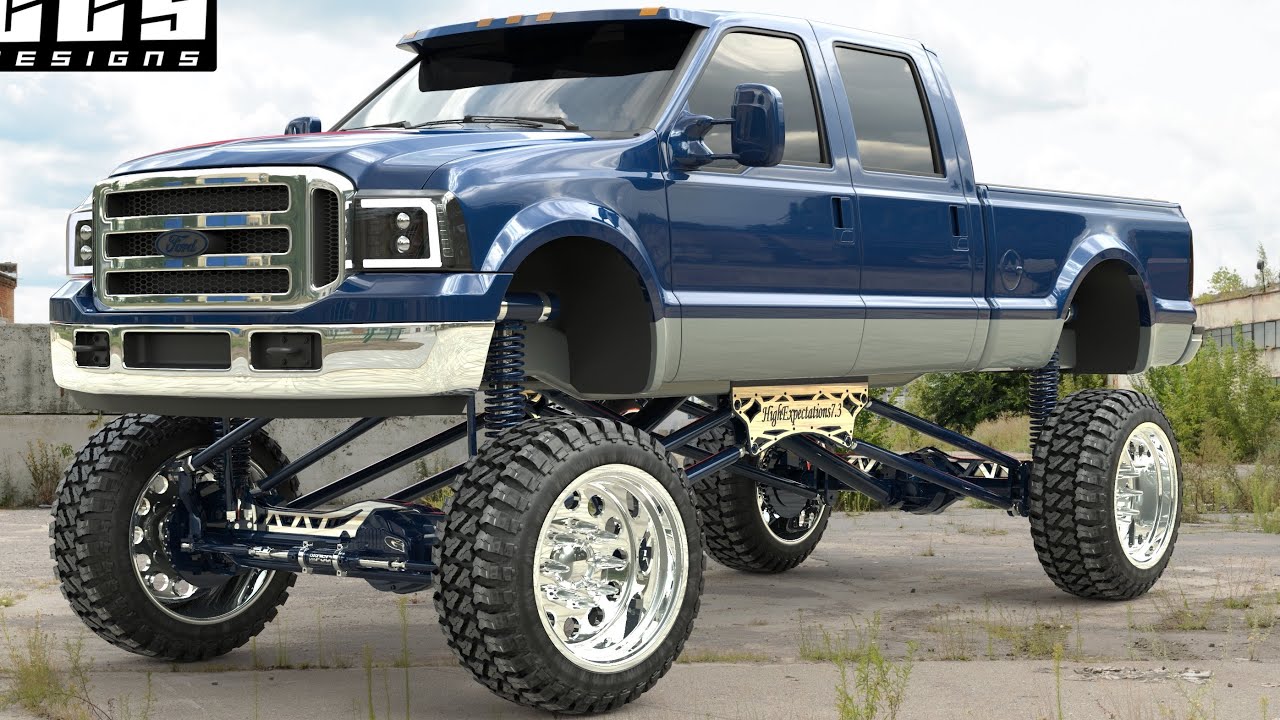 Custom 20” 4 link 2002 f250 build! Part 1 - YouTube