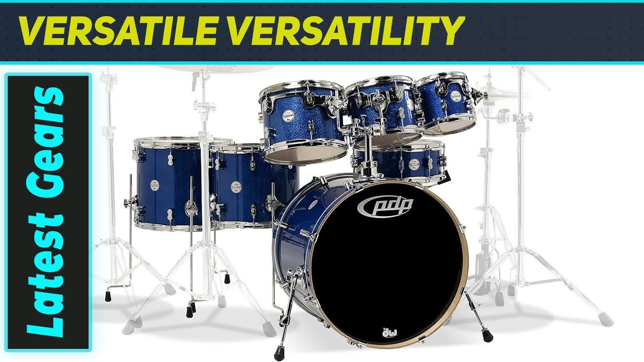 PDP By DW 7-Piece Concept Maple Blue Sparkle: The Ultimate Drum Kit ...
