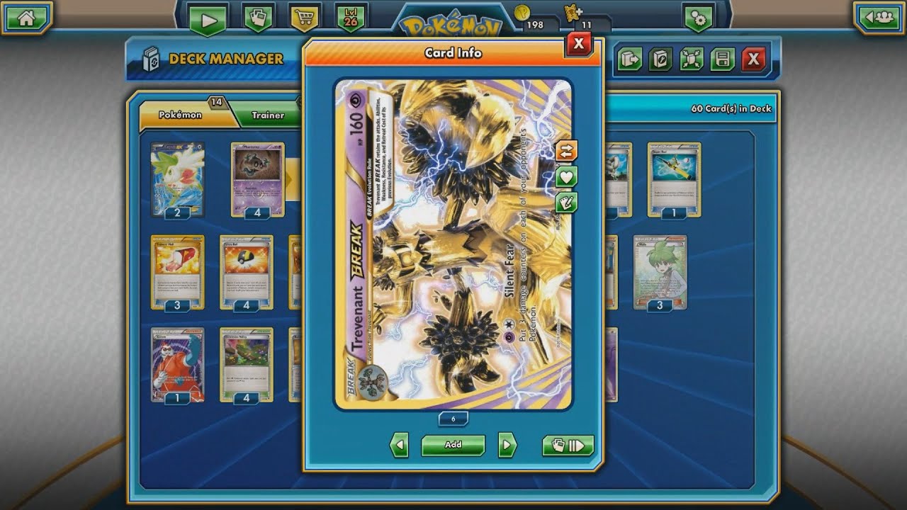 Pokemon TCG Trevenant Break Deck v3.0 - YouTube