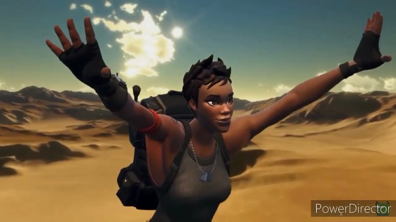 The Green screen in fortnite - YouTube
