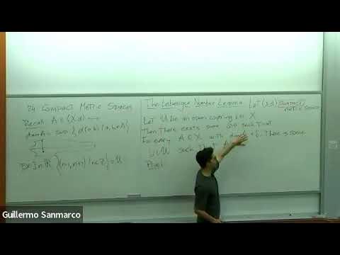 Lecture 24. Compact metric spaces - YouTube