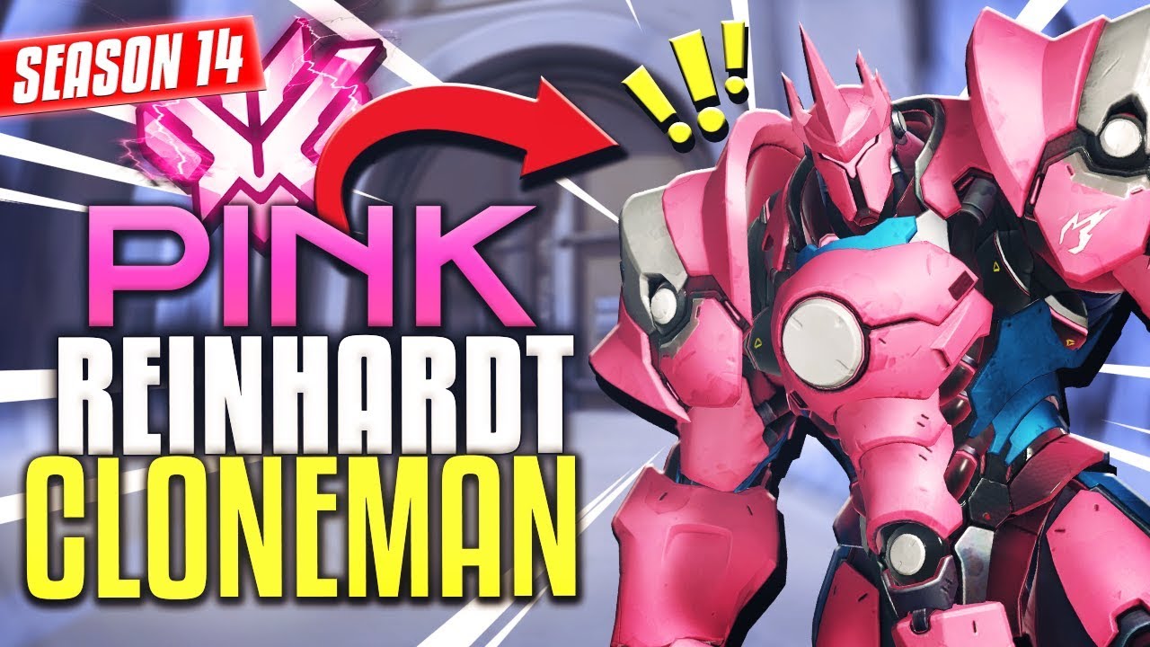 𝑷𝑰𝑵𝑲 Reinhardt DOMINATING COMPETITIVE - CLONEMAN16 (New Skin) [S14 ...