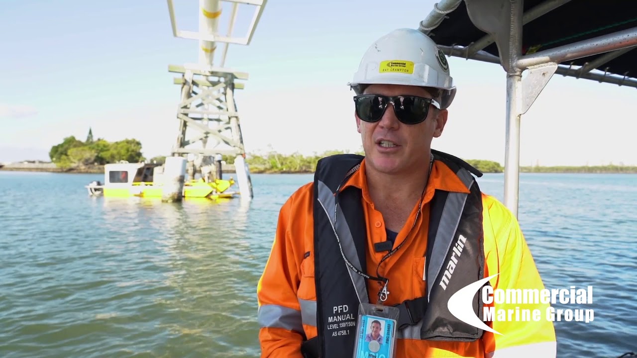 Subsea pile remediation process - Civil construction - YouTube