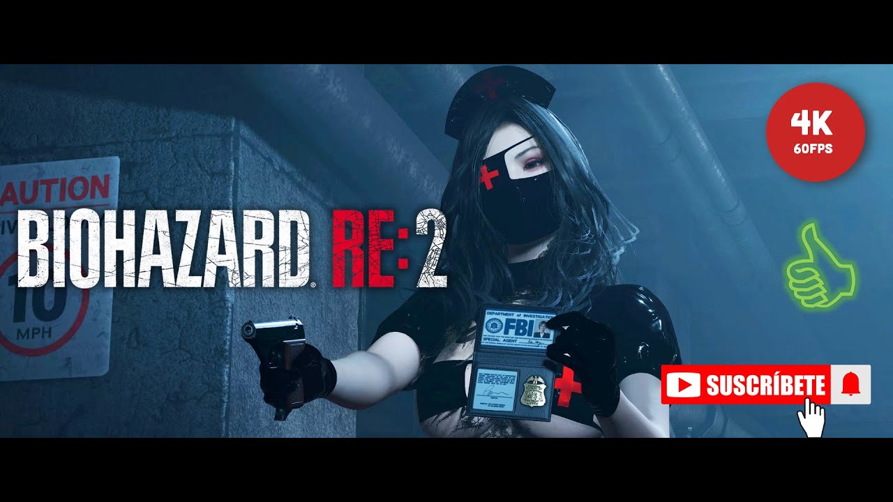 4K)RESIDENT EVIL 2 - ADA Nurse Collection - YouTube