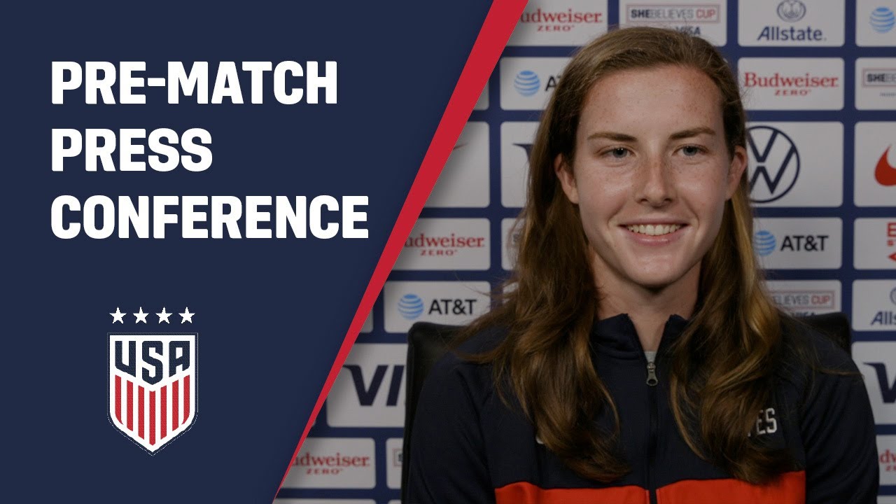 PRE-MATCH PRESS CONFERENCE: Tierna Davidson | USWNT vs. Argentina| Feb ...