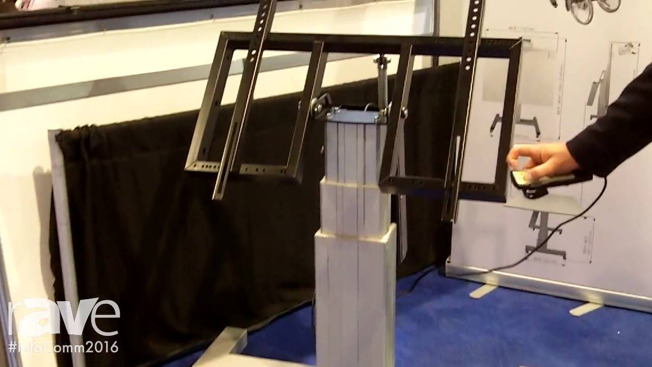 InfoComm 2016: Conen Mounts Debuts Sceta Extended Range Model - YouTube