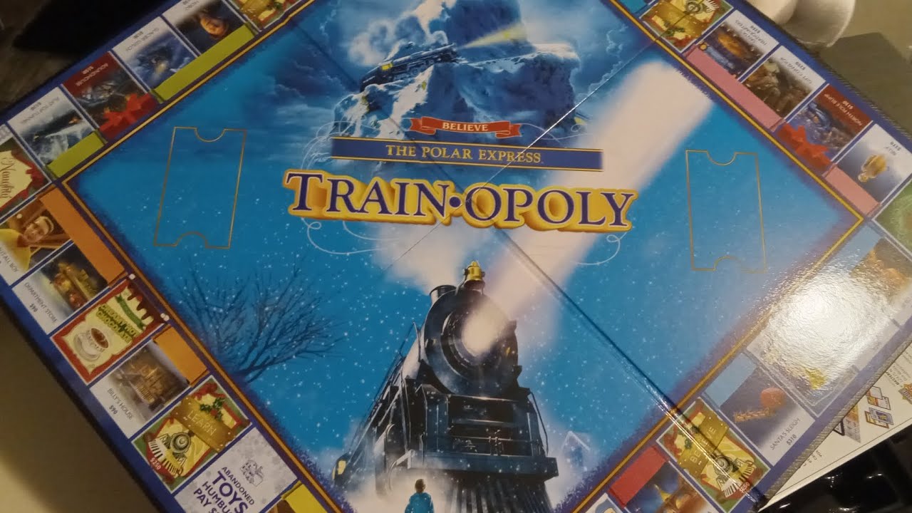 The Polar Express Train-opoly: Unboxing Collectors Monopoly (Episode 11 ...