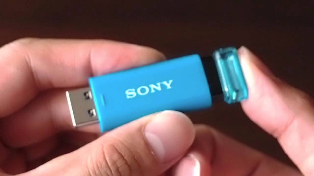 SONYノックスライド式USBメモリ Micro Vault Click USB3.0 Flash Drive 4GB - YouTube