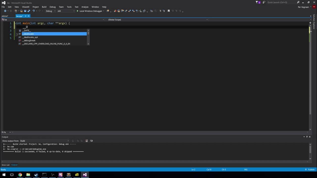 Programming an x64 compiler from scratch - part 1 - YouTube
