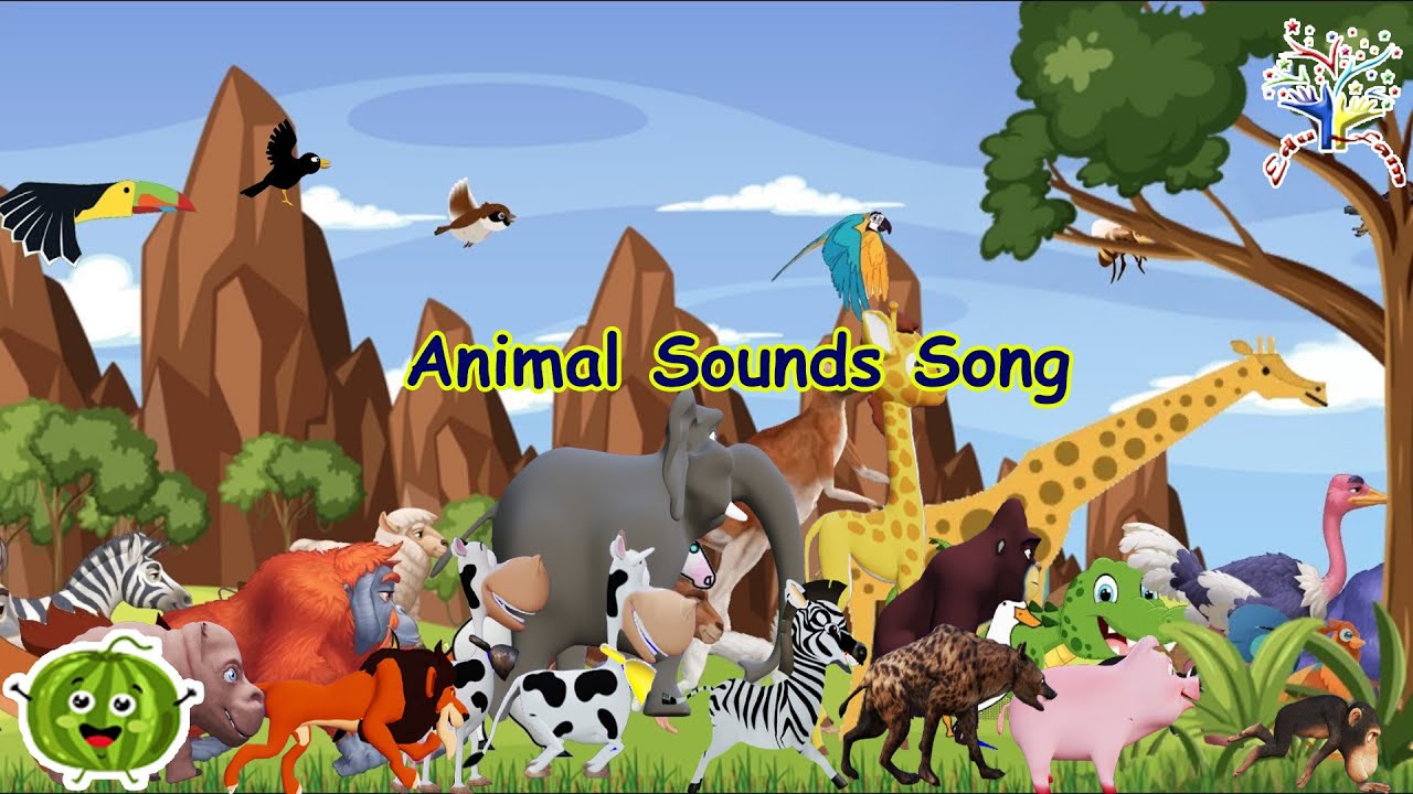 The Animal Sounds Song Let's Learn about the Animal Sounds LLAB Edufam ...