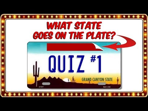 License Plate Quiz #1 - YouTube