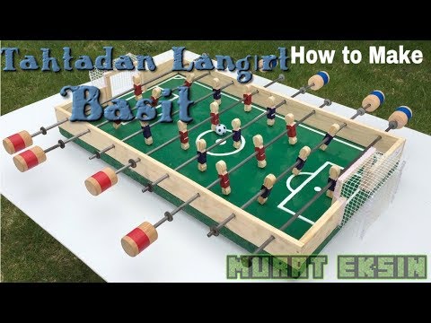 KÜÇÜK MASA FUTBOLU (LANGIRT) YAPIMI BASİT