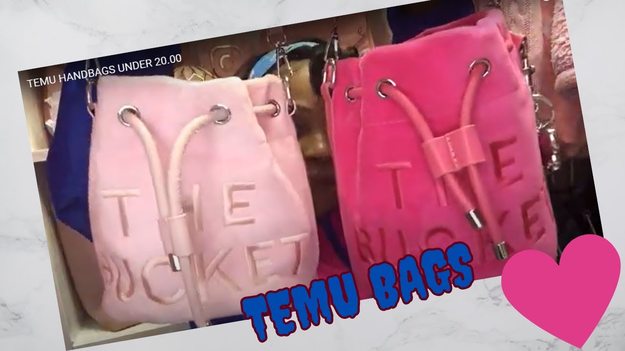 TEMU HANDBAGS UNDER 20.00 - YouTube
