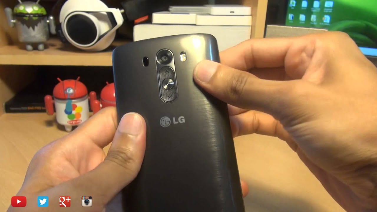 LG G3 Remove Back Cover - YouTube