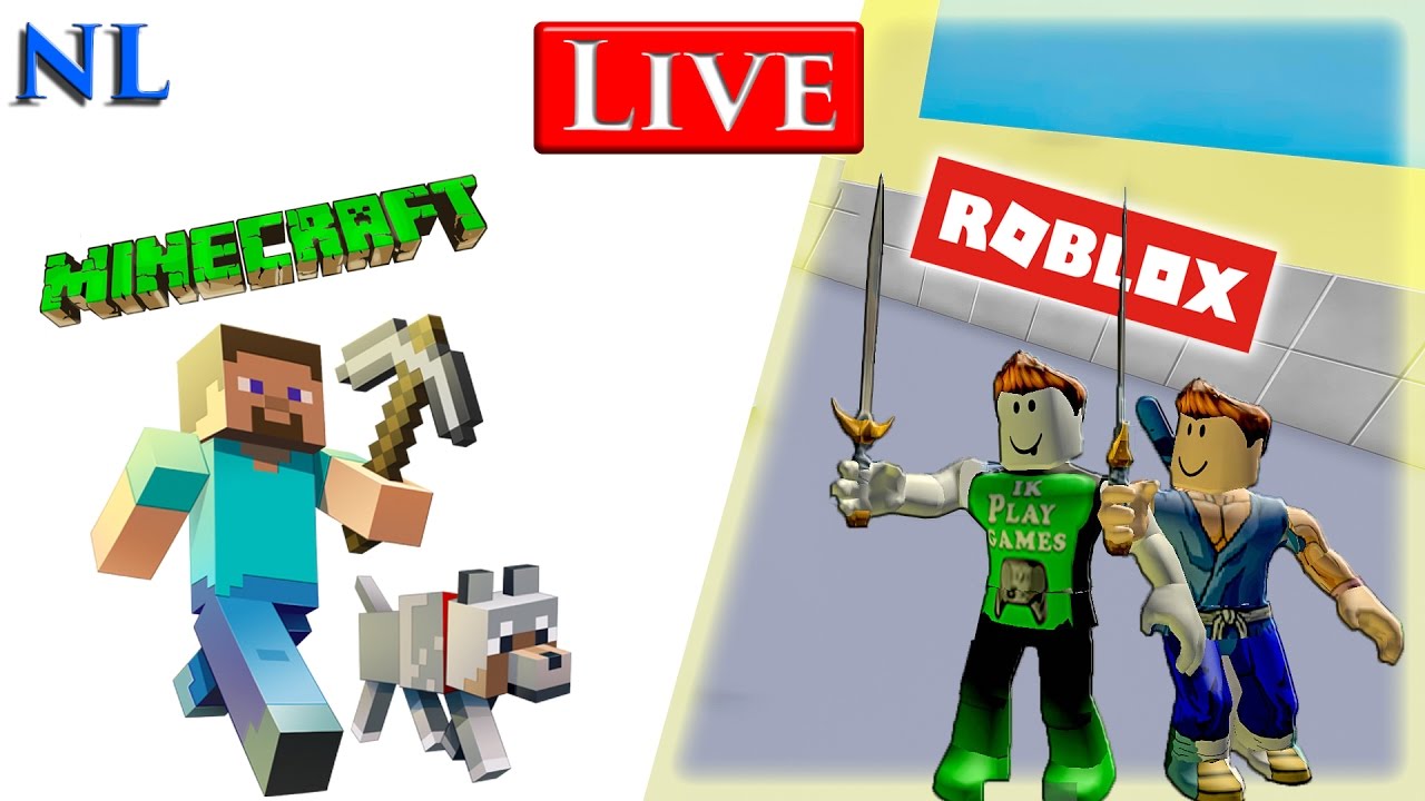 Minecraft Nederlands & Roblox Nederlands Live Stream met Albert - YouTube