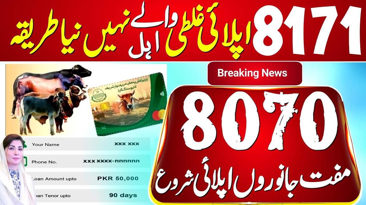 200000 CNIC 8070 livestock Card Ehsas Program 8171 Benazir income ...