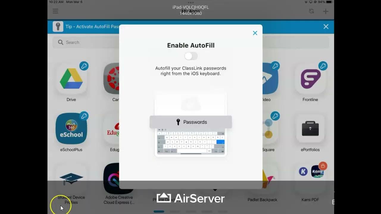 Log in to Classlink from iPad - YouTube