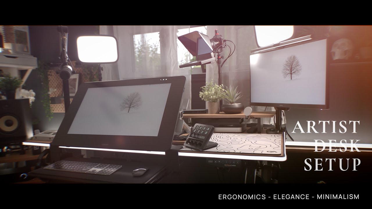 ARTIST Setup - Elegant, Ergonomic, Minimalist - YouTube