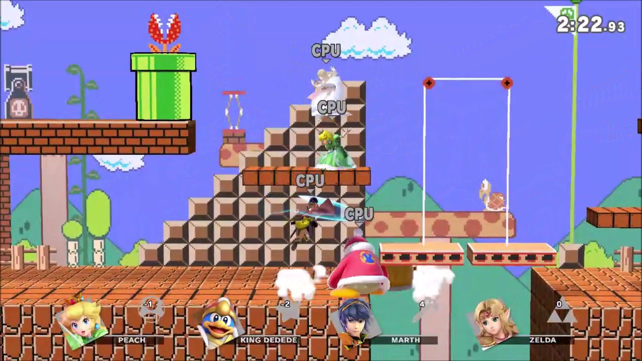 Smash Custom Music #70 - Super Mario Bros. Deluxe Main Menu - YouTube