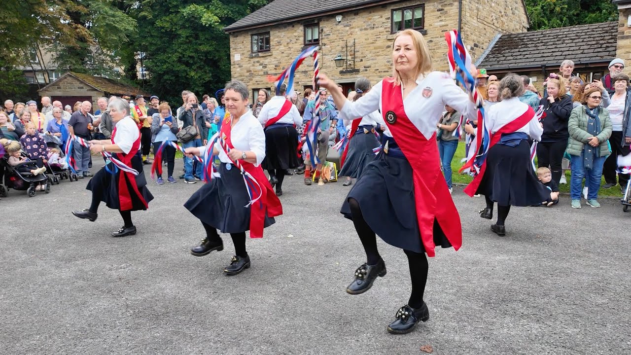 Sowerby Bridge Morris Dancers at Rushbearing 2024 - YouTube