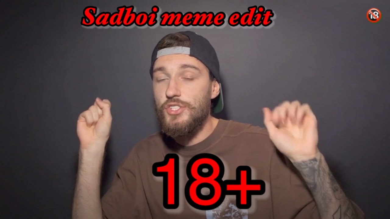 Sadboi meme edit (CristianBV)👇 - YouTube