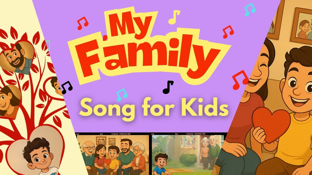 My Happy Family | Fun Kids Song About Family Members" - YouTube