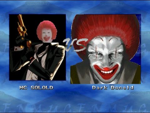 Mugen Donald Solo a4+ 11p VS K-Dark Donald 1p - YouTube