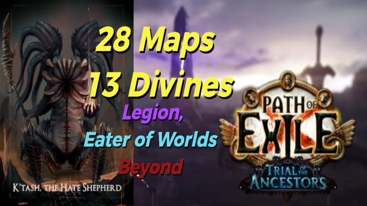 PoE 3.22 Legion Beyond Strategy 14 Divines In 28 Maps Path of Exile ...