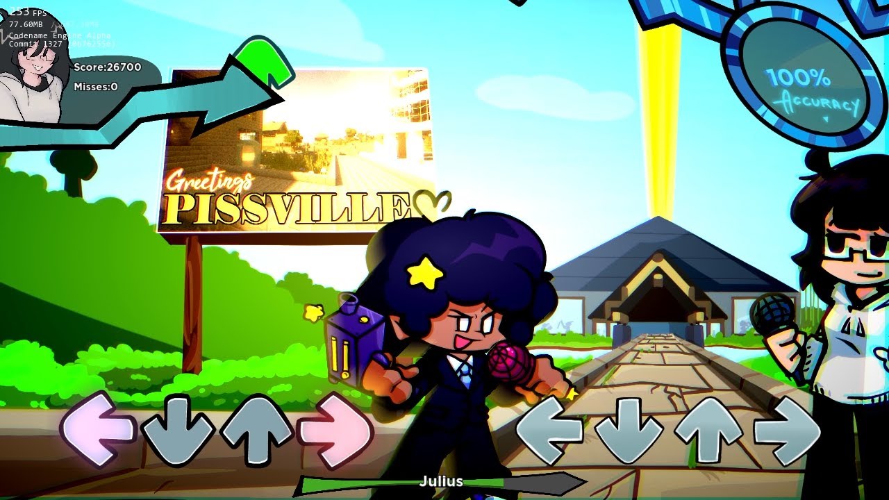 FNF - Cyber Sensation: Malware Breakout - Julius (by Natah_DN) - [FC/4k ...