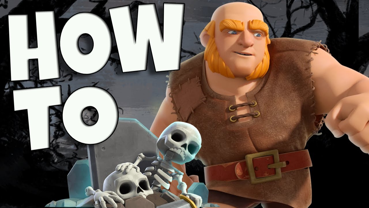 How to Play Giant Graveyard In Clash Royale - YouTube
