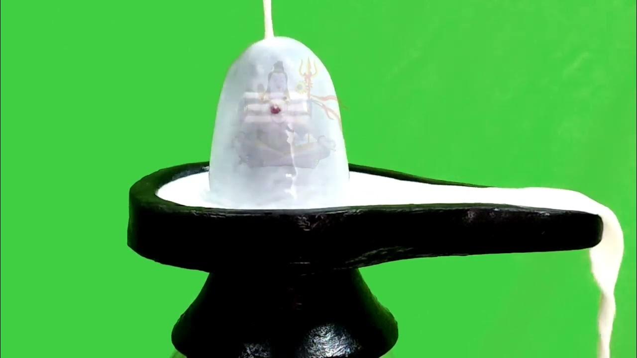 Beautiful Shivling Green Screen Video शिवलिंग ग्रीन स्क्रीन वीडियो। - YouTube