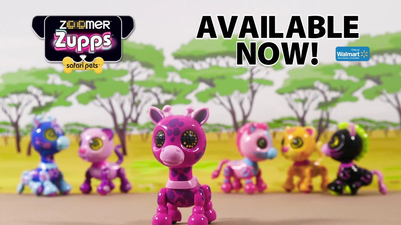 Zoomer | Zupps Safari Pets | Meet Interactive Giraffe, Gigi! - YouTube