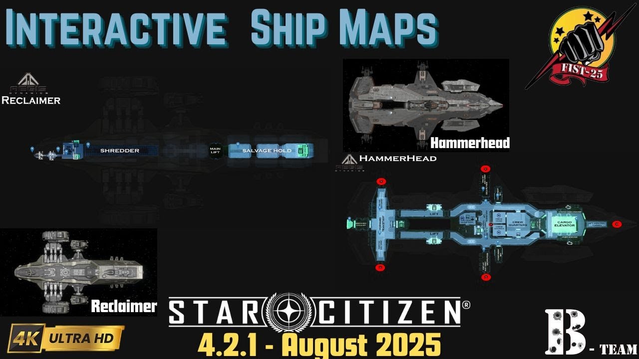 Reclaimer & Hammerhead Ship Maps - YouTube