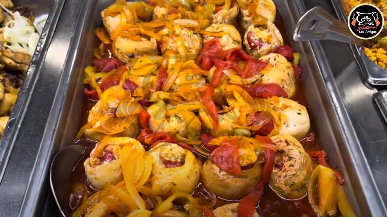 Timbales de Mero rellenos de Pimientos | Lechonera Los Amigos 🐖 - YouTube