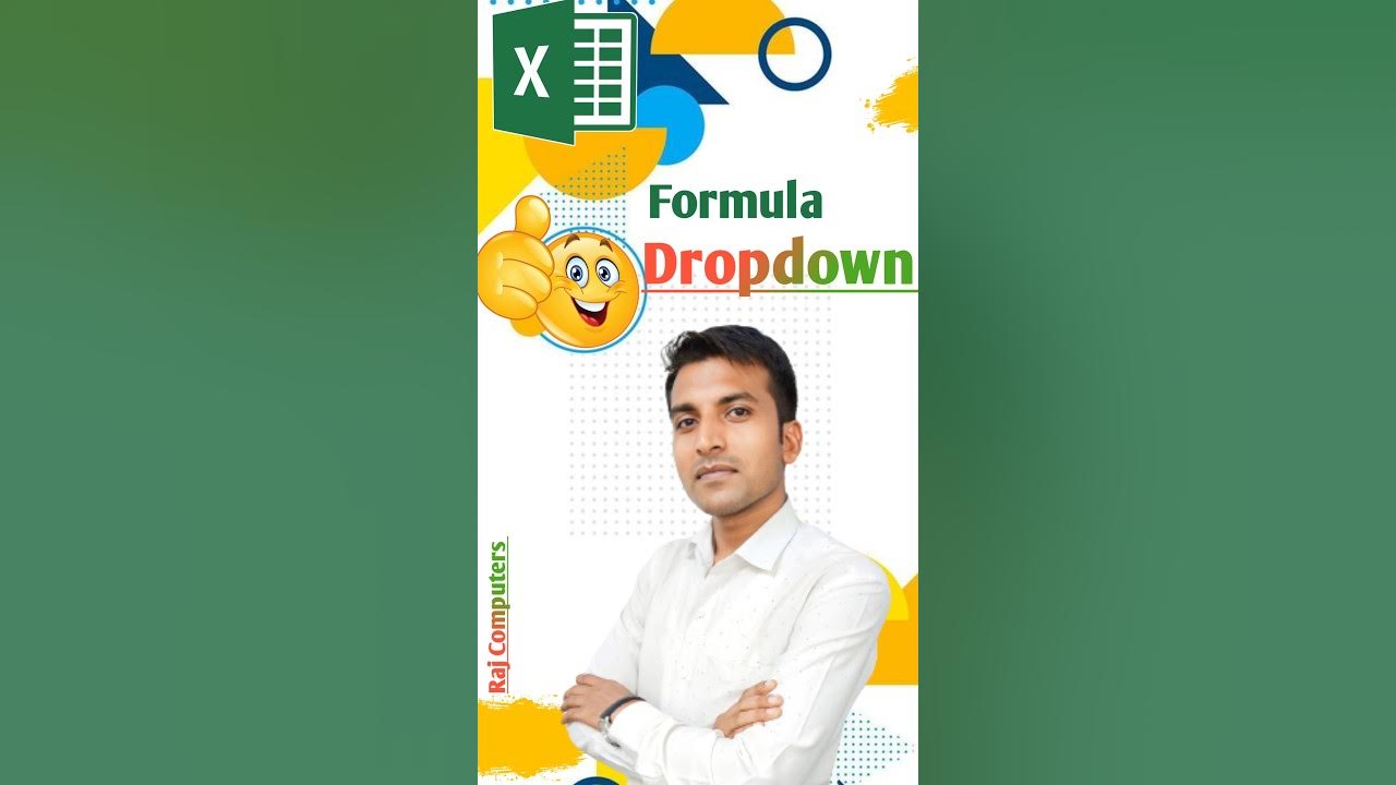 Formula Dropdown In Excel Raj Computers Raj Sir Shorts Rajcomputers Rajsir Youtube