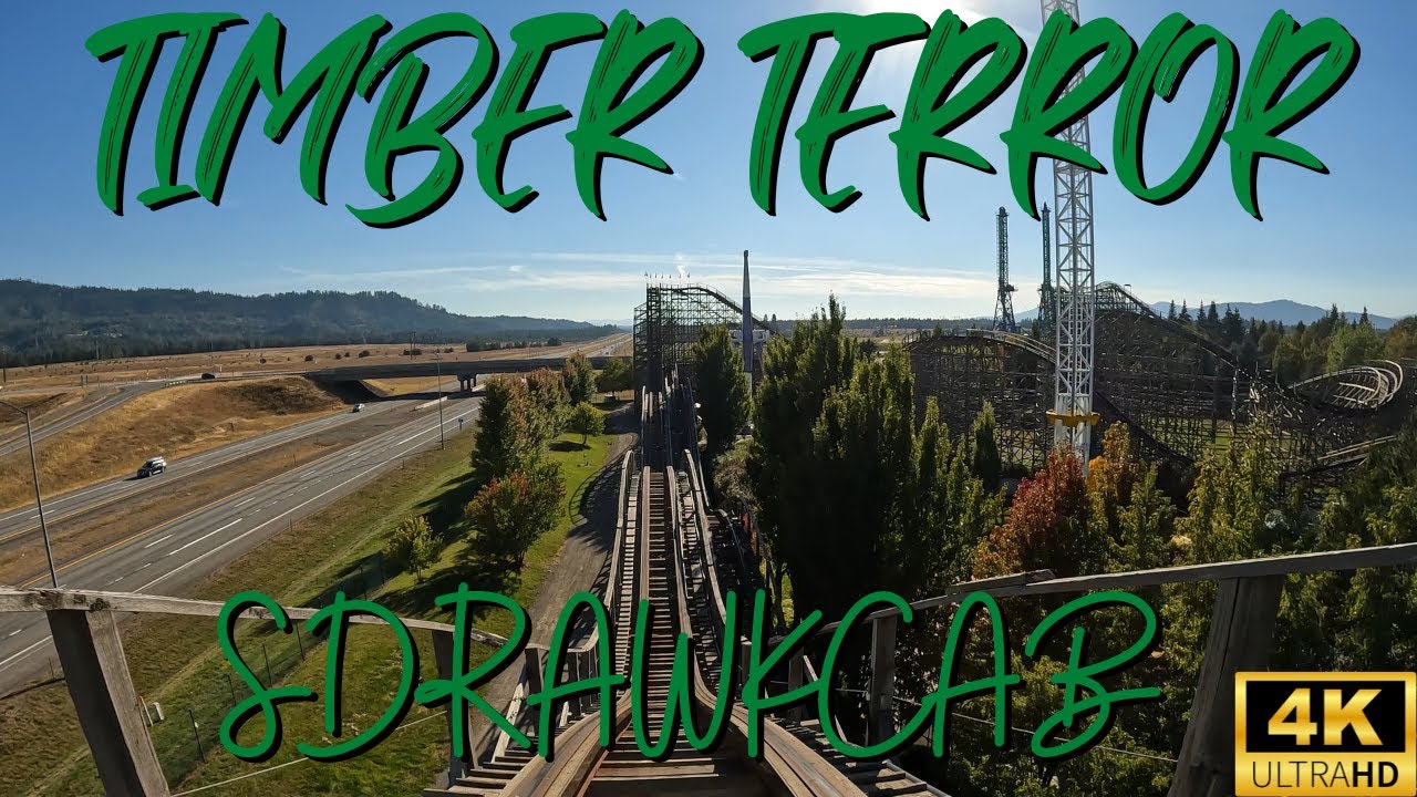 Timber Terror Backwards POV 4k 60fps | Silverwood Theme Park 2022 - YouTube