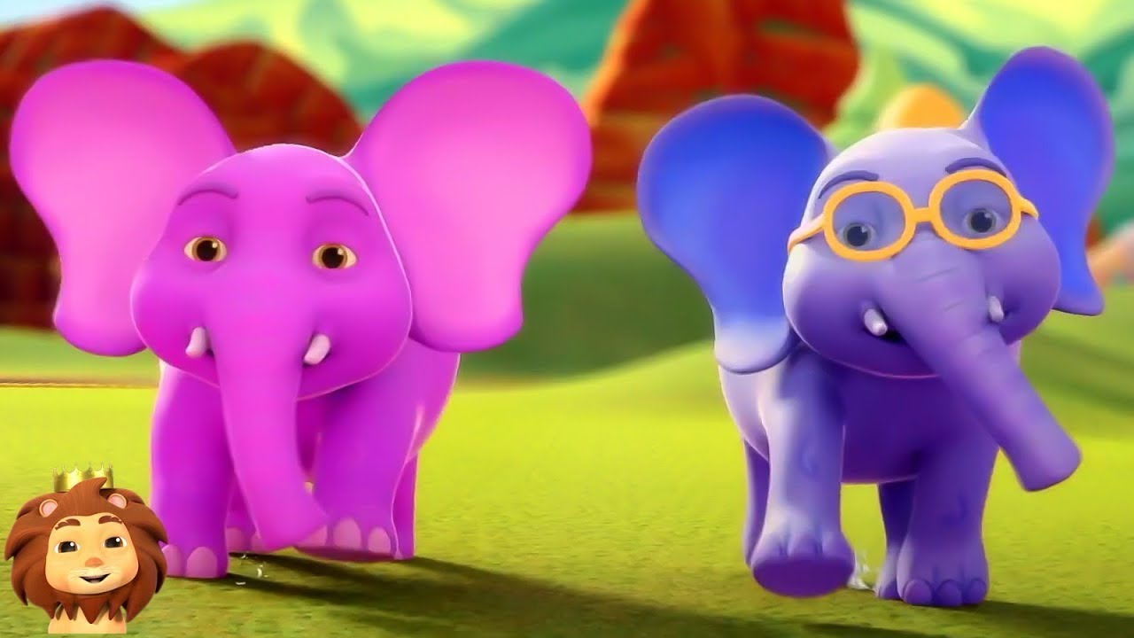 Ek Mota Hathi : | एक मोटा हाथी | Hindi cartoon Rhymes for children ...